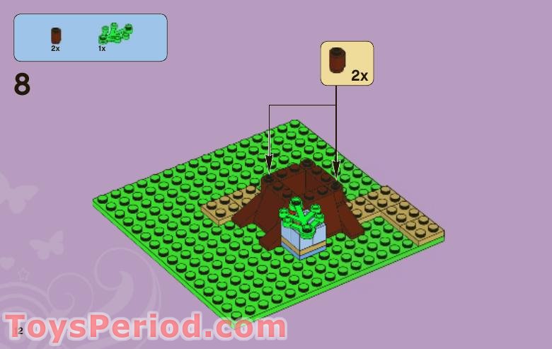 LEGO 3065 Olivia's Tree House Instructions and Parts List