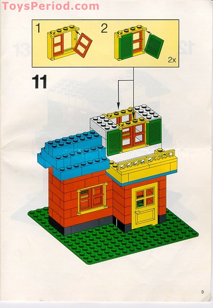 LEGO 1879 Large Bucket 5 Plus Instructions and Parts List