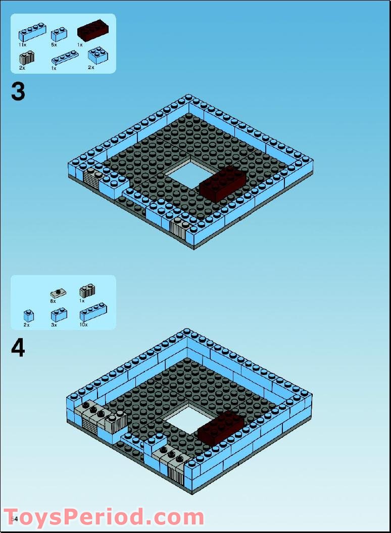 LEGO 10190 Market Street Instructions and Parts List