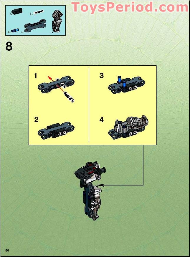 LEGO 10203 Voporak Instructions and Parts List