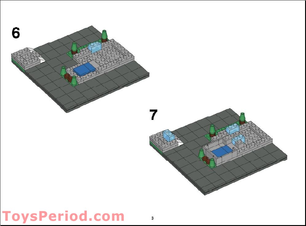 LEGO 5524 Airport Instructions and Parts List