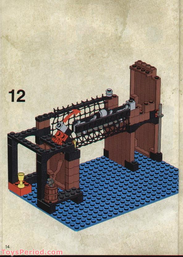 LEGO 6249 Pirates Ambush Instructions and Parts List
