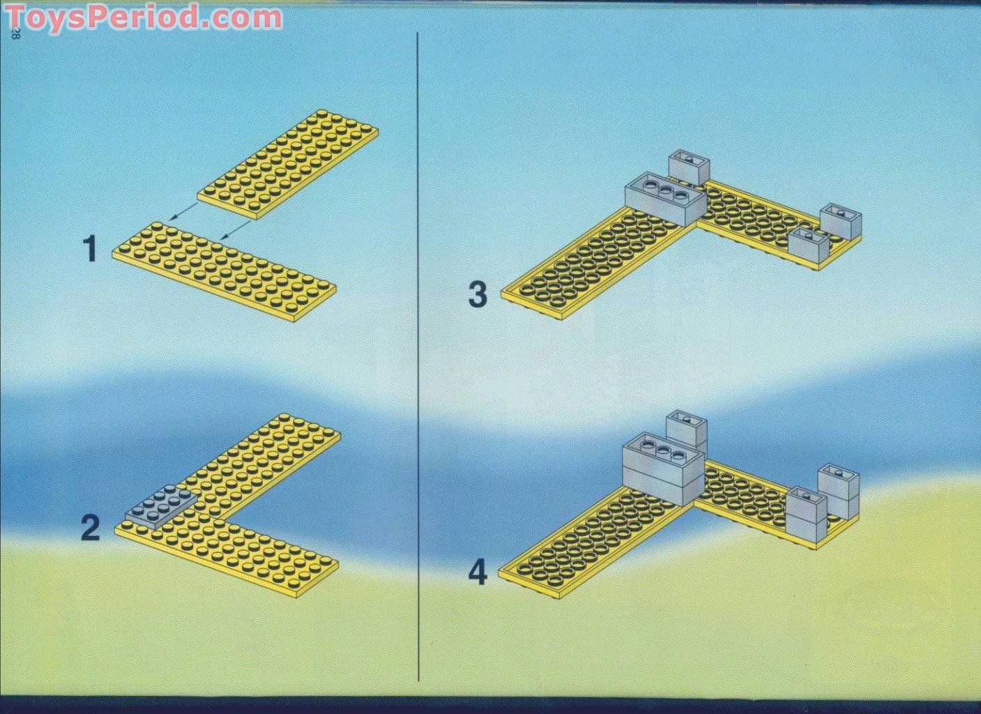 LEGO 6338 Hurricane Harbor Instructions and Parts List
