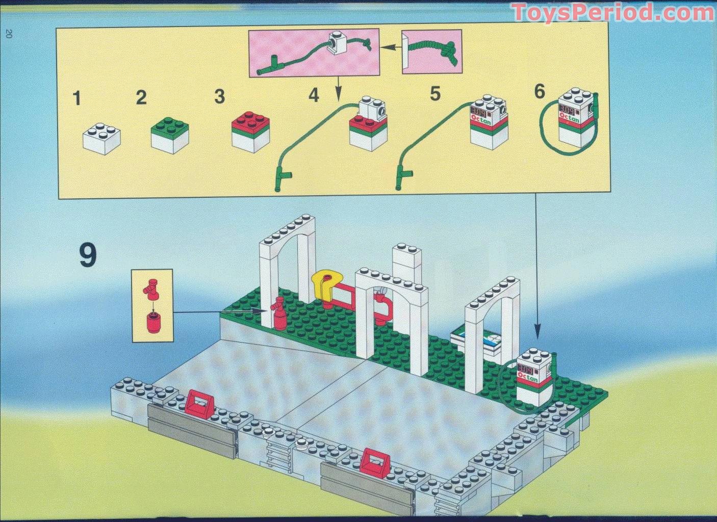 LEGO 6338 Hurricane Harbor Instructions and Parts List
