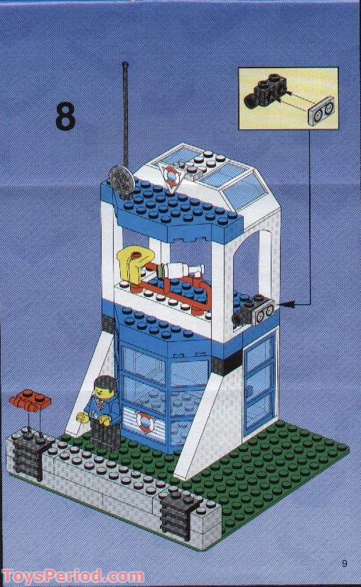 LEGO 6435 Coast Guard Hq Instructions and Parts List