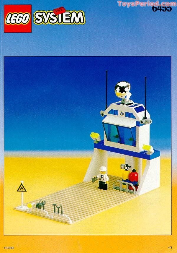 LEGO 6455 Space Simulation Station Instructions and Parts List
