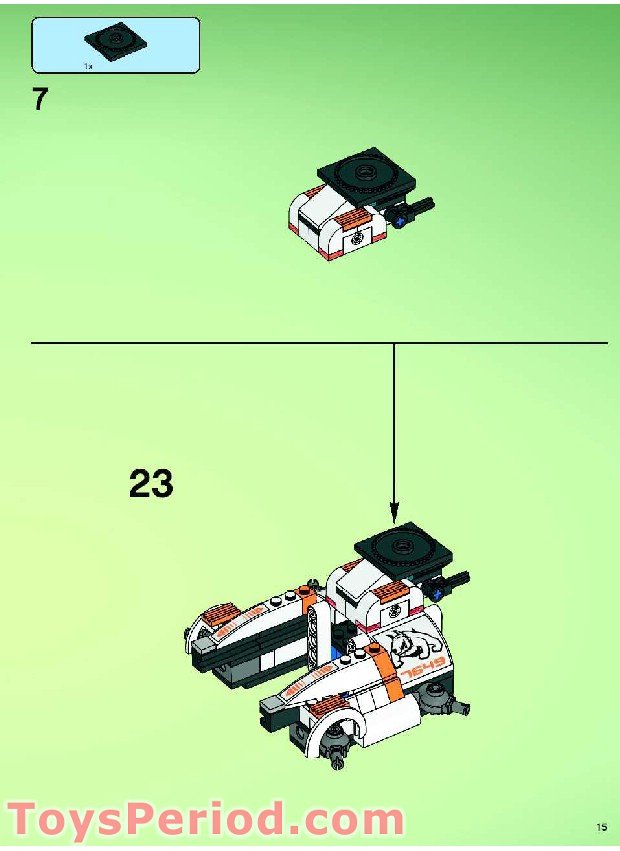 LEGO 7649 MT-201 Ultra-Drill Walker Instructions and Parts List