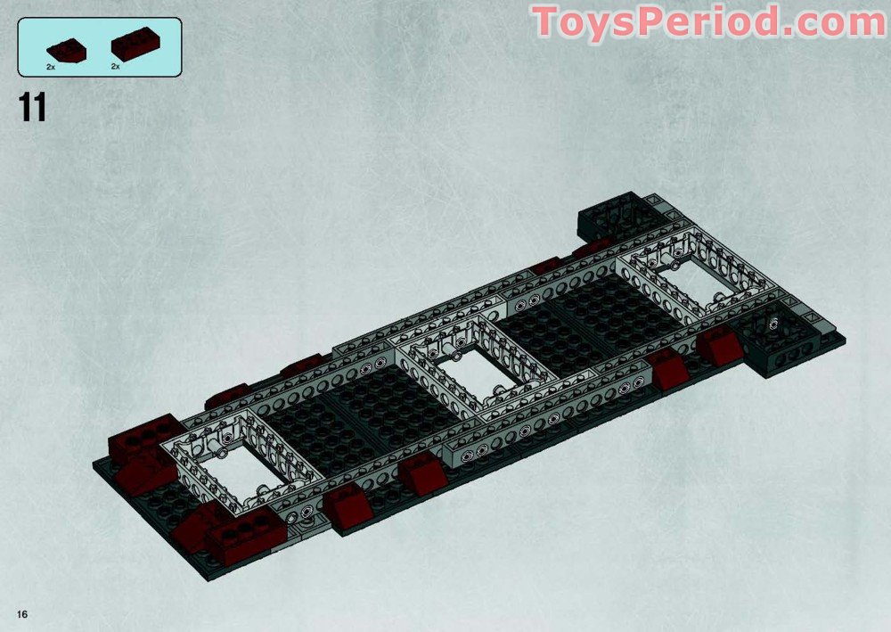 LEGO 7662 Trade Federation MTT Instructions and Parts List