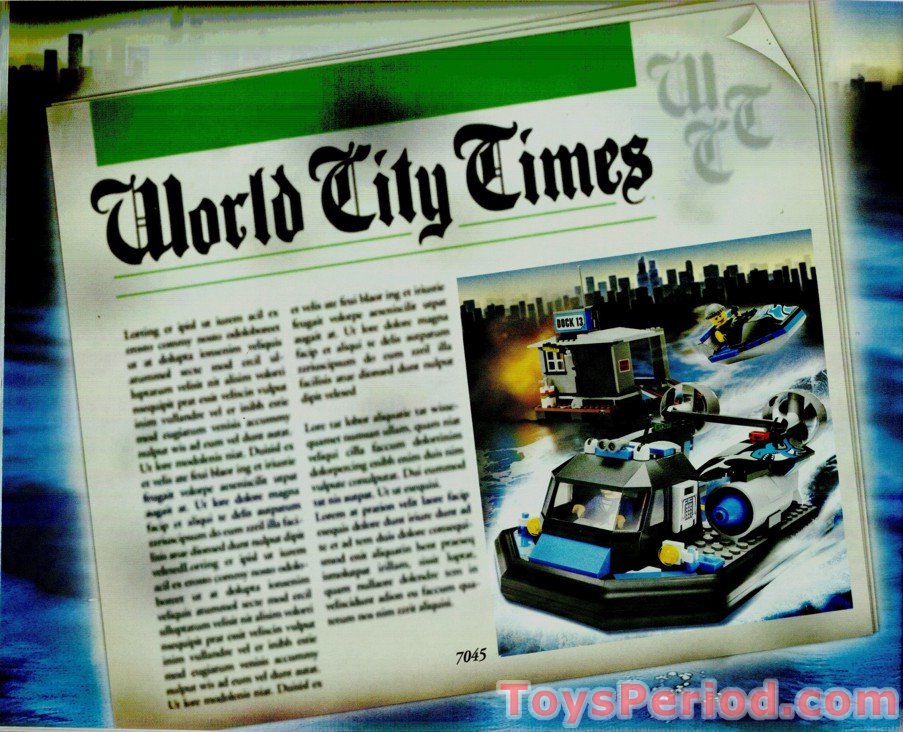 LEGO 7046 Fire Command Craft Set Parts Inventory and Instructions ...