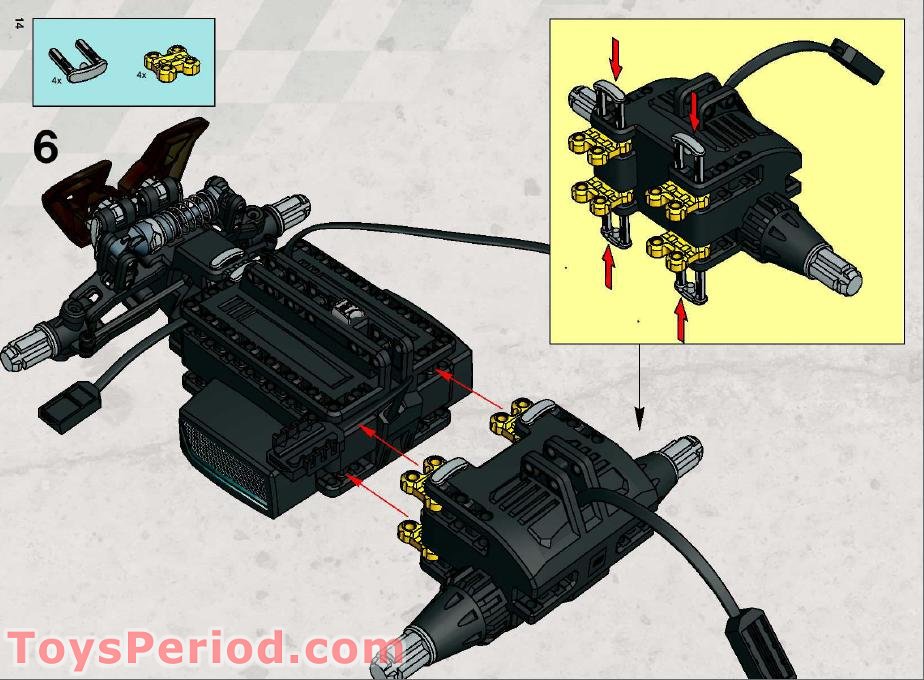 LEGO 8675 Outdoor Challenger Instructions and Parts List