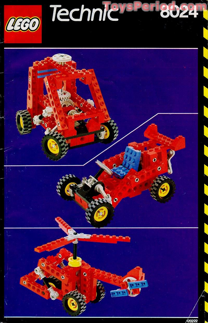 LEGO 8024 Universal Building Set Instructions and Parts List