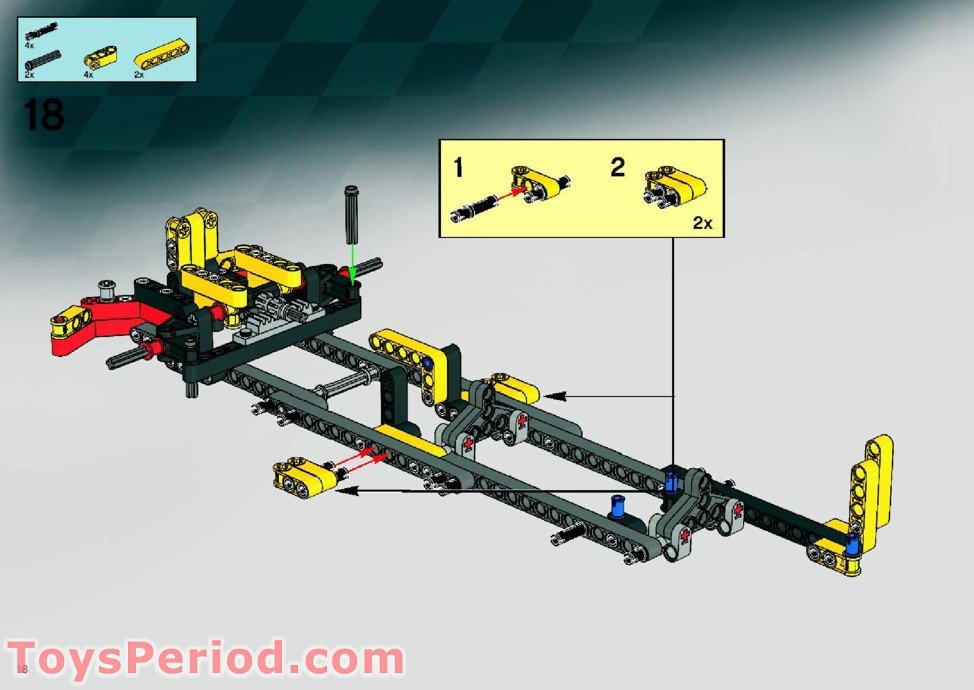 LEGO 8146 Nitro Muscle Instructions and Parts List