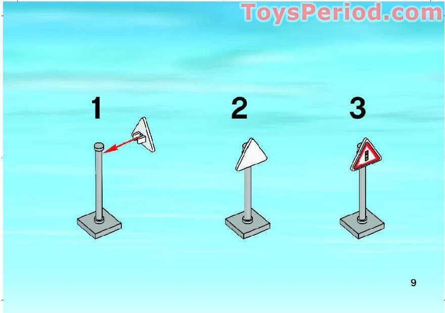 LEGO 8401 City Minifigure Collection Instructions and Parts List