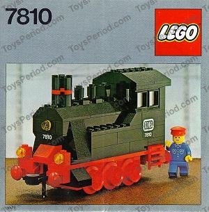 LEGO 7810 Push-Along Steam Engine Instructions and Parts List