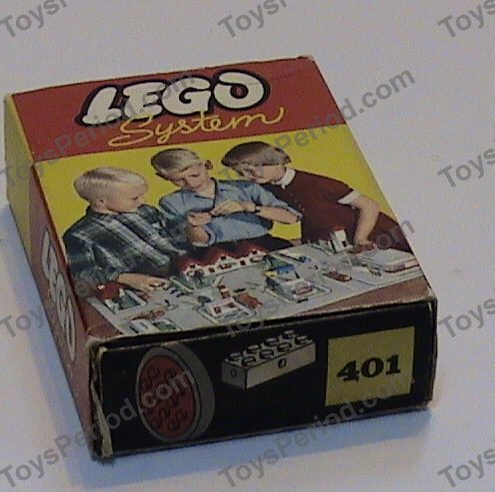 LEGO 401 Large Wheels with Axles Set Parts List