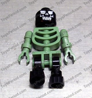 LEGO Sets with Minifigure gen014 Skeleton Sand Green with Black Legs ...