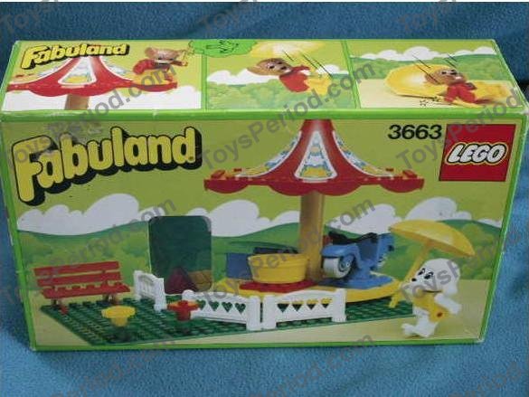 LEGO 3663 Max Mouse's Carousel Instructions and Parts List
