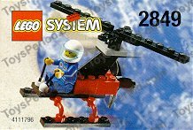 LEGO 2849 Gyrocopter Instructions and Parts List