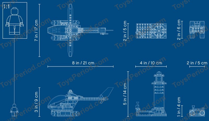 LEGO 60274 Elite Police Lighthouse Capture Set Parts List