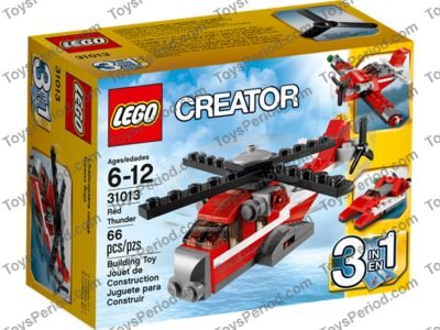 LEGO 31013 Red Thunder Set Parts List