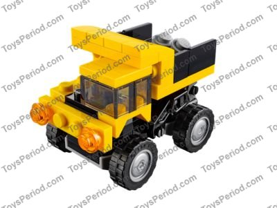 LEGO 31041 Construction Vehicles Set Parts List