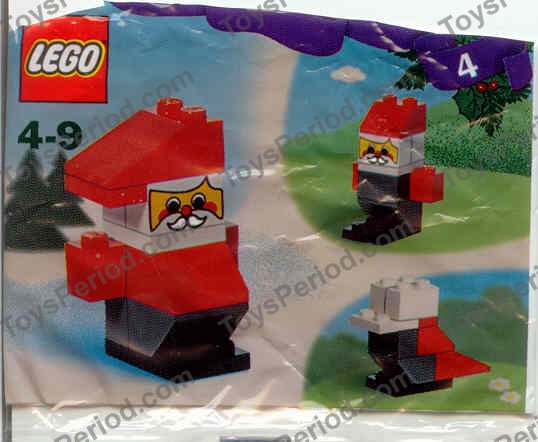 LEGO 4524-5 Advent Calendar 2002, Creator (Day4) Santa Set Parts List