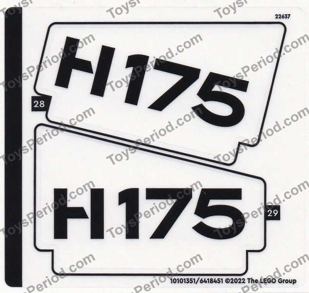 LEGO Sets with Part 42145stk02 Sticker Sheet for Set 42145, Sheet 2 ...