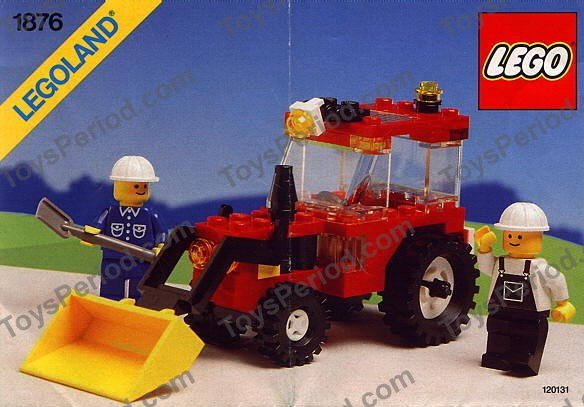 LEGO 1876 Soil Scooper Instructions and Parts List