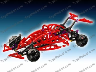 LEGO 3581 Formula Z Car in Storage Box Instructions and Parts List