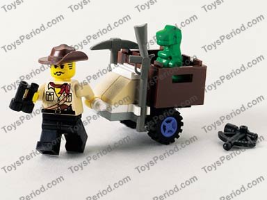 LEGO 5903 Johnny Thunder and Baby T-Rex Instructions and Parts List