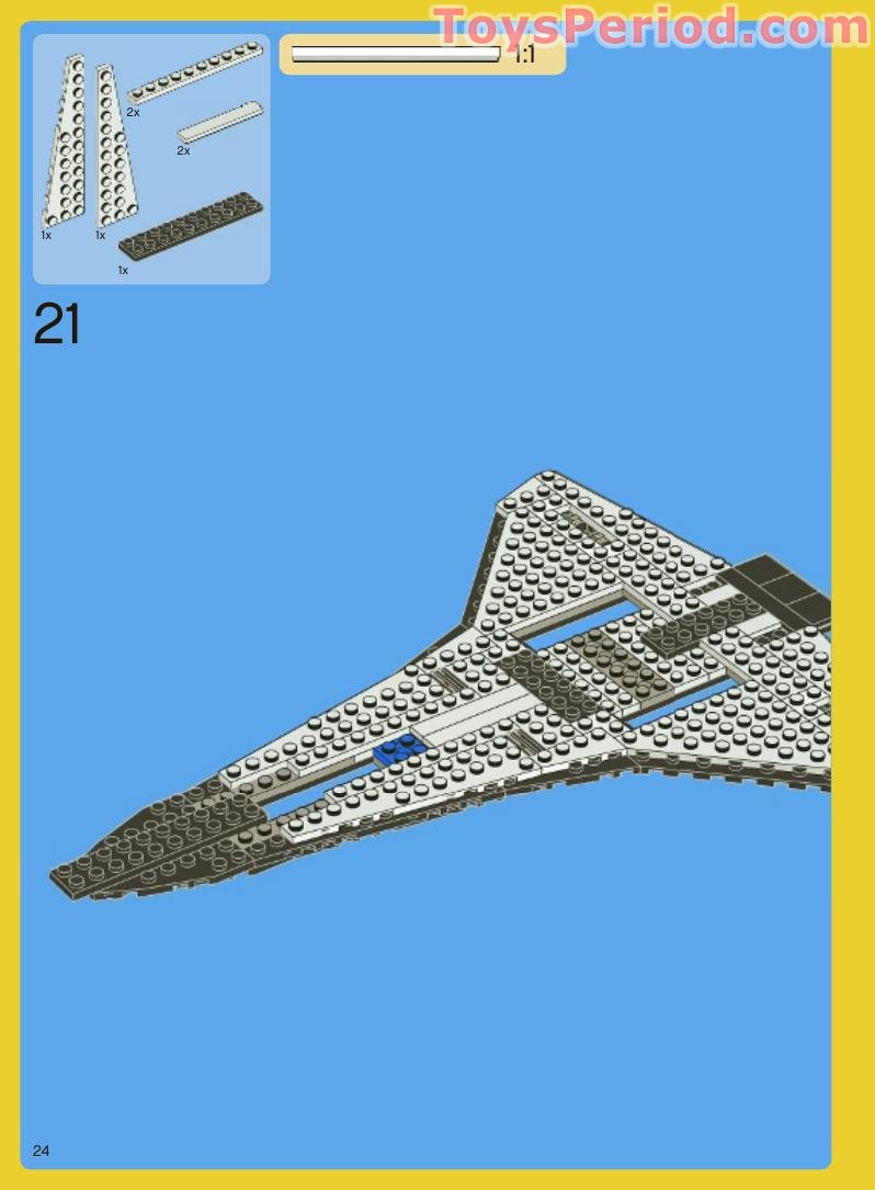 LEGO 10231 Shuttle Expedition Instructions and Parts List