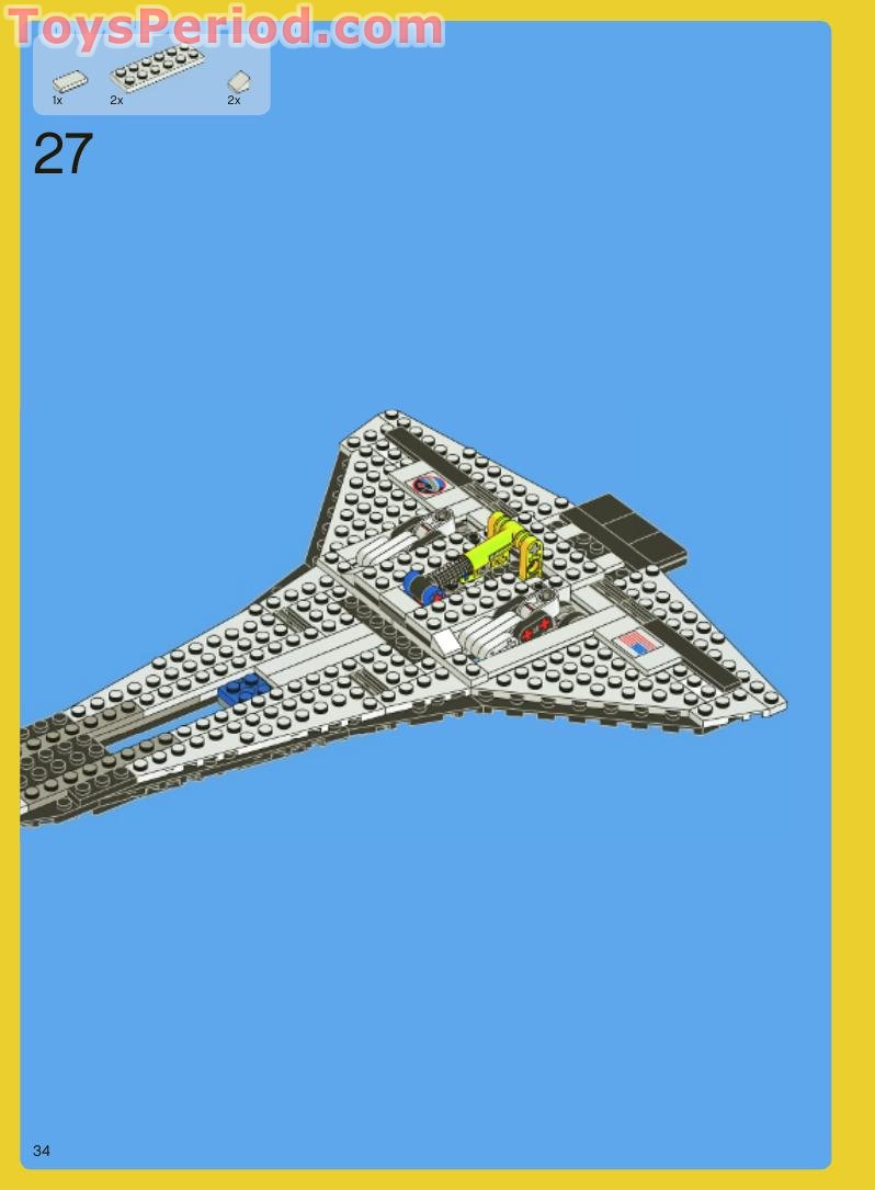LEGO 10231 Shuttle Expedition Instructions and Parts List