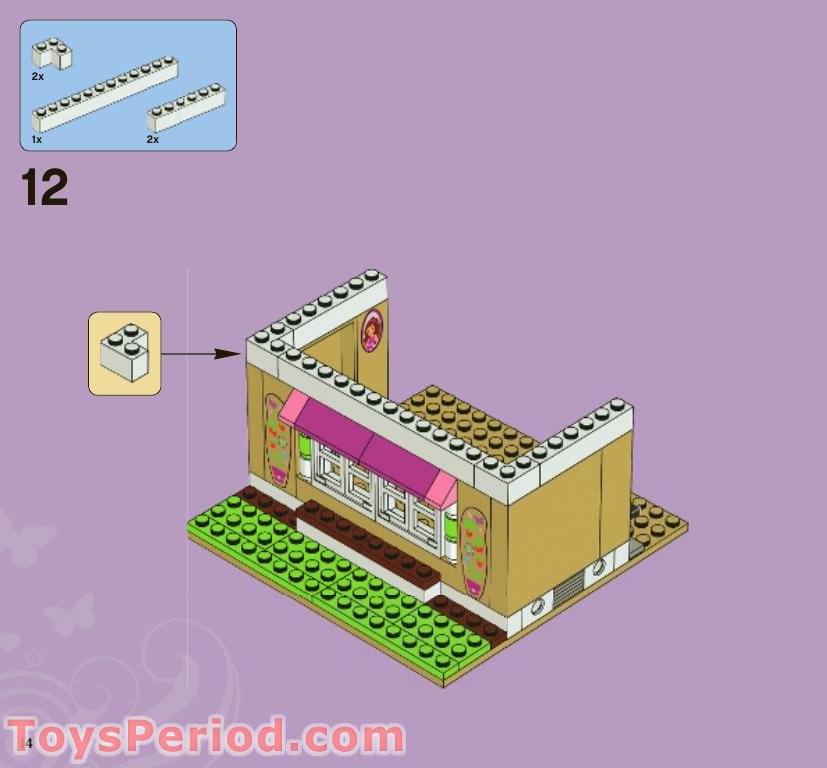 LEGO 3315 Olivia's House Instructions and Parts List