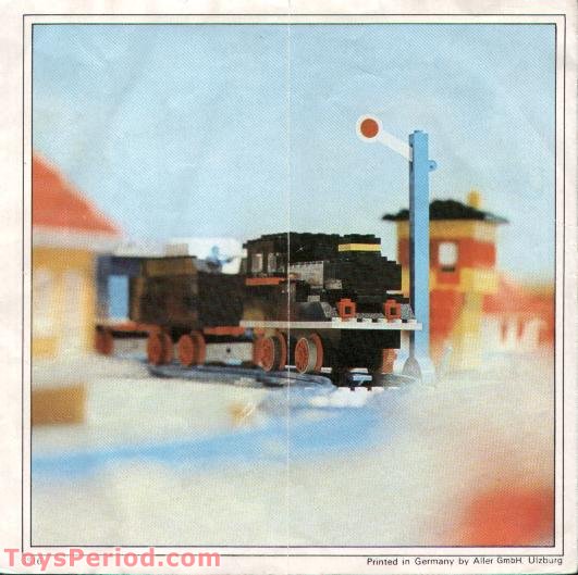 LEGO 122 Loco and Tender Instructions and Parts List