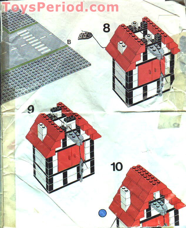 LEGO 1589-1 Town Square Instructions and Parts List