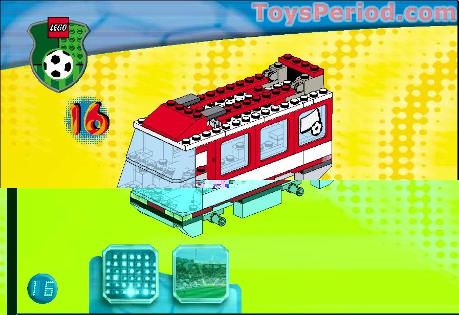 LEGO 3407 Red Bus Instructions and Parts List