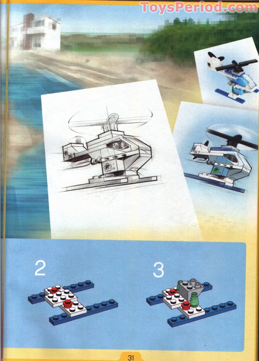 LEGO 4098 High Flyers Instructions and Parts List