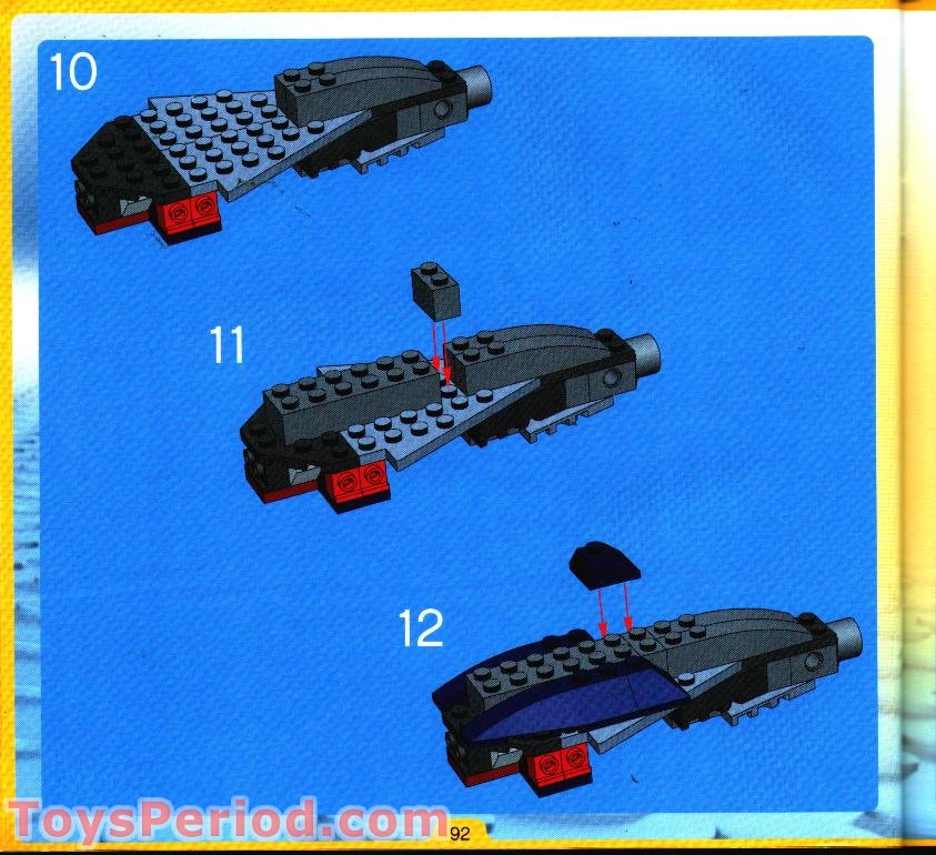 LEGO 4506 Deep Sea Predators Instructions and Parts List