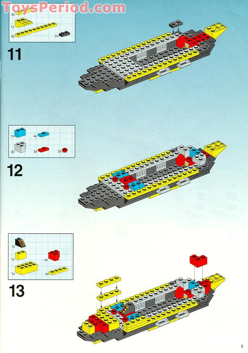LEGO 5542 Black Thunder Instructions and Parts List