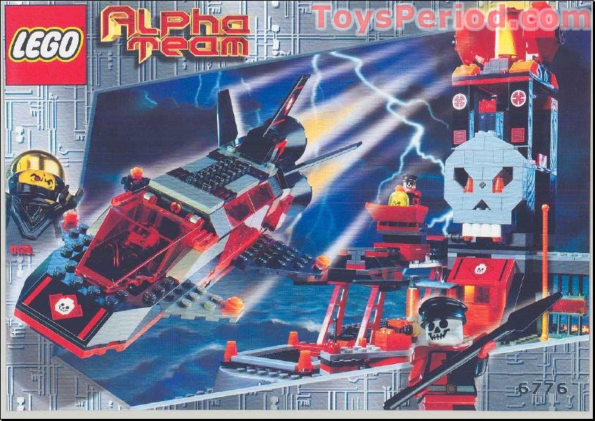 LEGO 6776 Ogel Control Center Instructions and Parts List