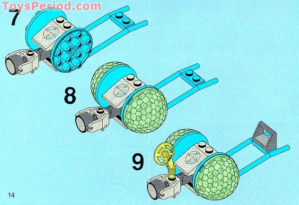 LEGO 6837 Cosmic Creeper Instructions and Parts List