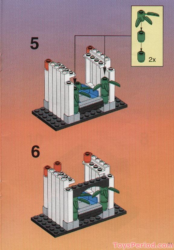 LEGO 6083-2 Samurai Stronghold Instructions and Parts List