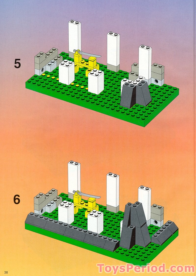LEGO 6093 Flying Ninja Fortress Instructions and Parts List