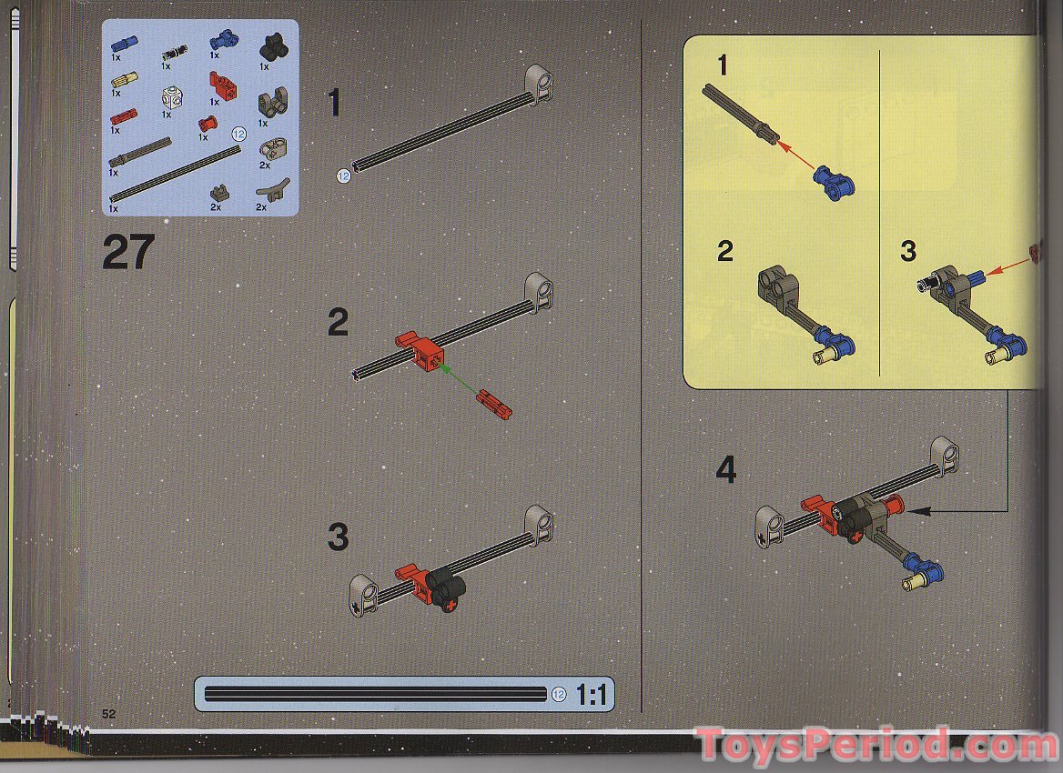 LEGO 6211 Imperial Star Destroyer Instructions and Parts List