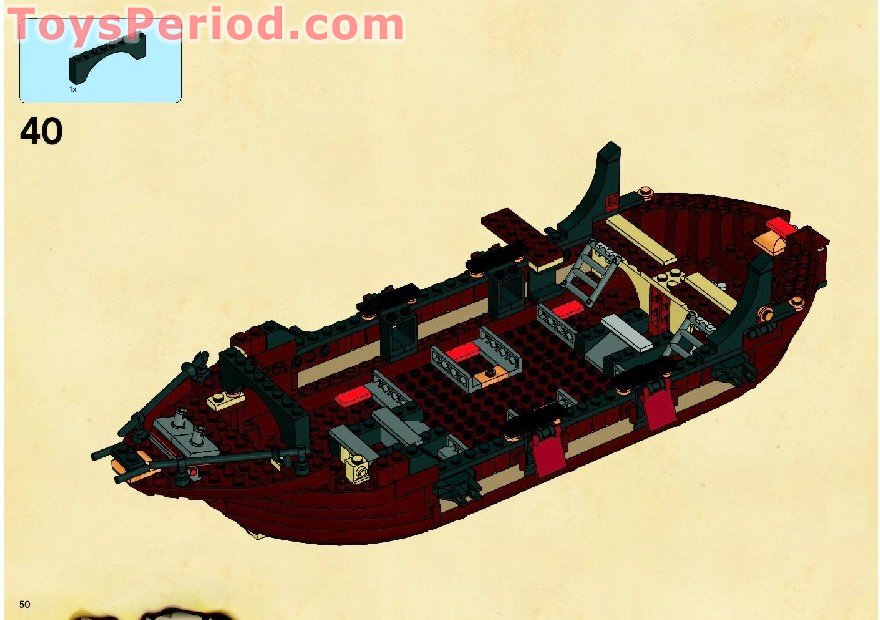 LEGO 6243 Brickbeard's Bounty Instructions and Parts List