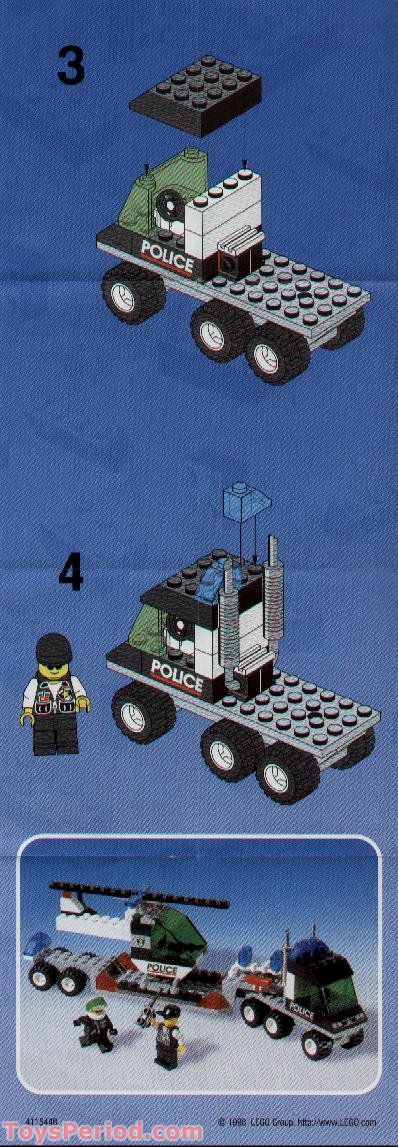 LEGO 6328 Helicopter Transport Instructions and Parts List