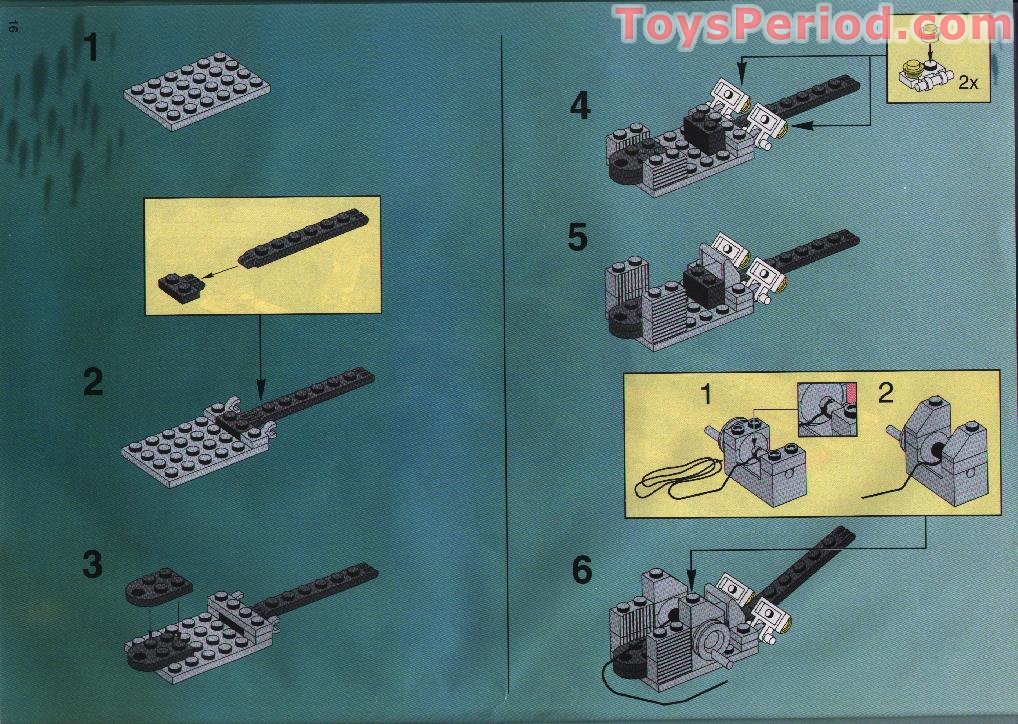 LEGO 6560 Diving Expedition Explorer Instructions and Parts List