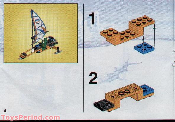 LEGO 6579 Ice Surfer Instructions and Parts List
