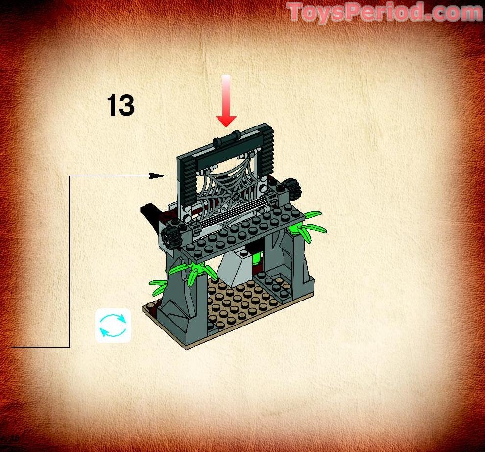 LEGO 7626 Jungle Cutter Instructions and Parts List