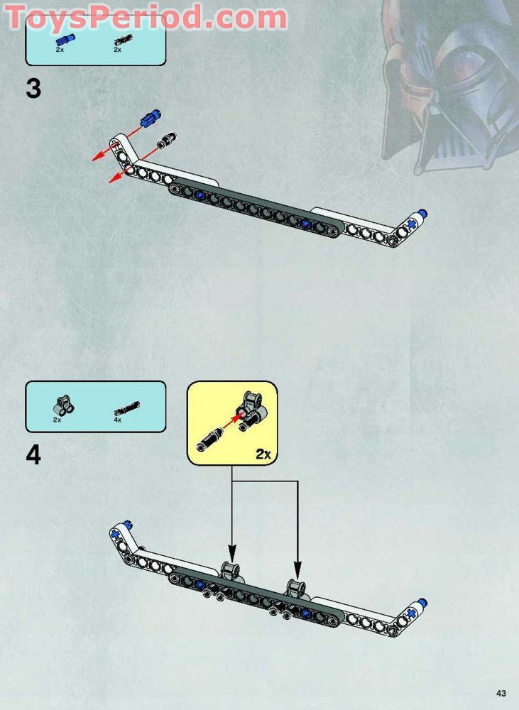 LEGO 7661 Jedi Starfighter with Hyperdrive Booster Ring Instructions ...